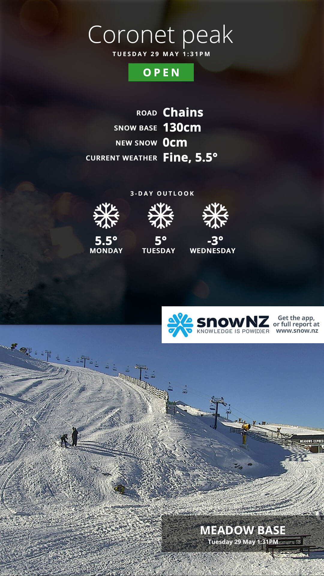 Snow Report (NZ)