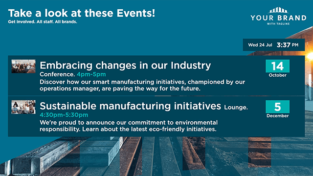 Events List-based Design Template - Vibe.fyi