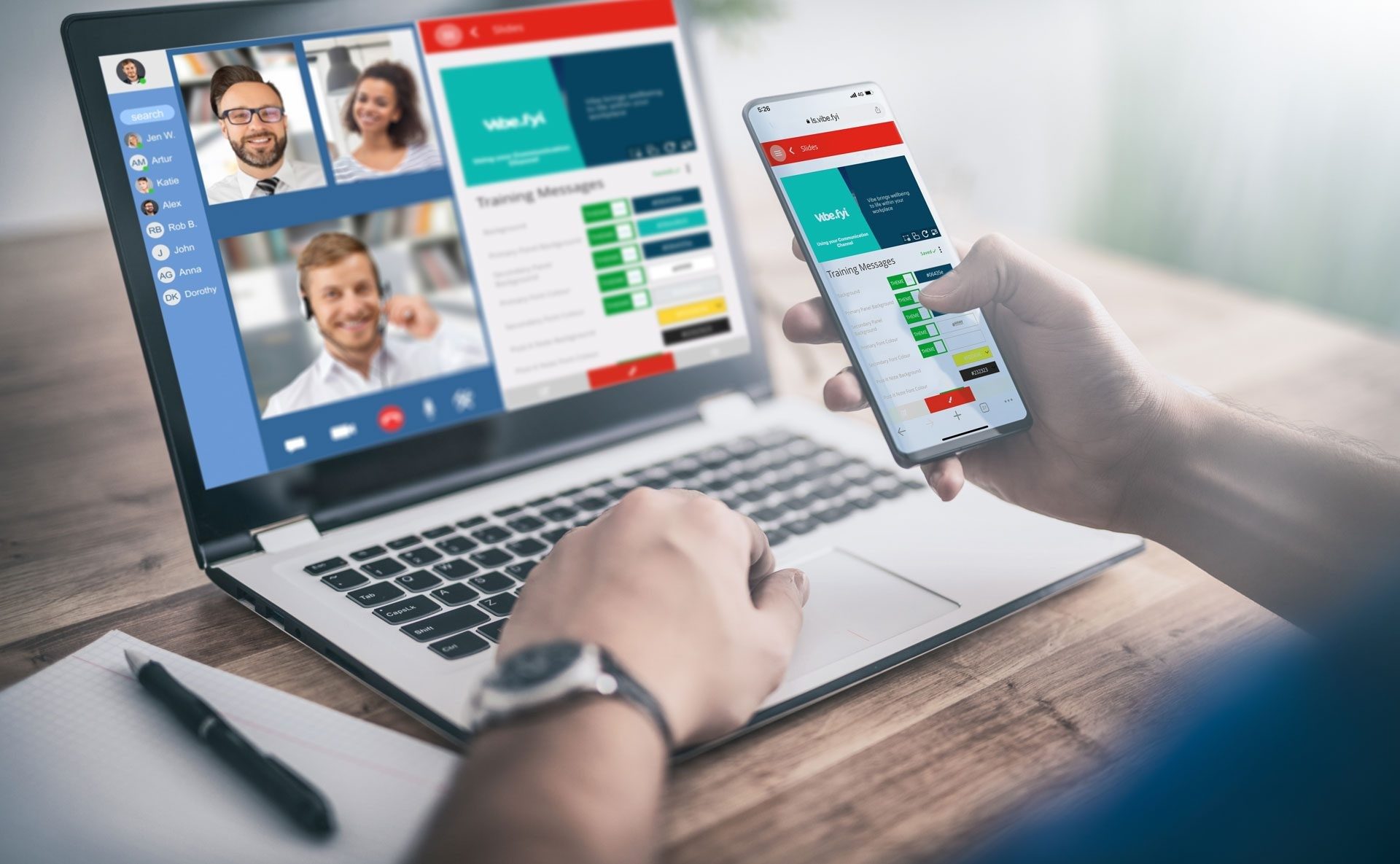 Screen Takeover Technology | Vibe.fyi